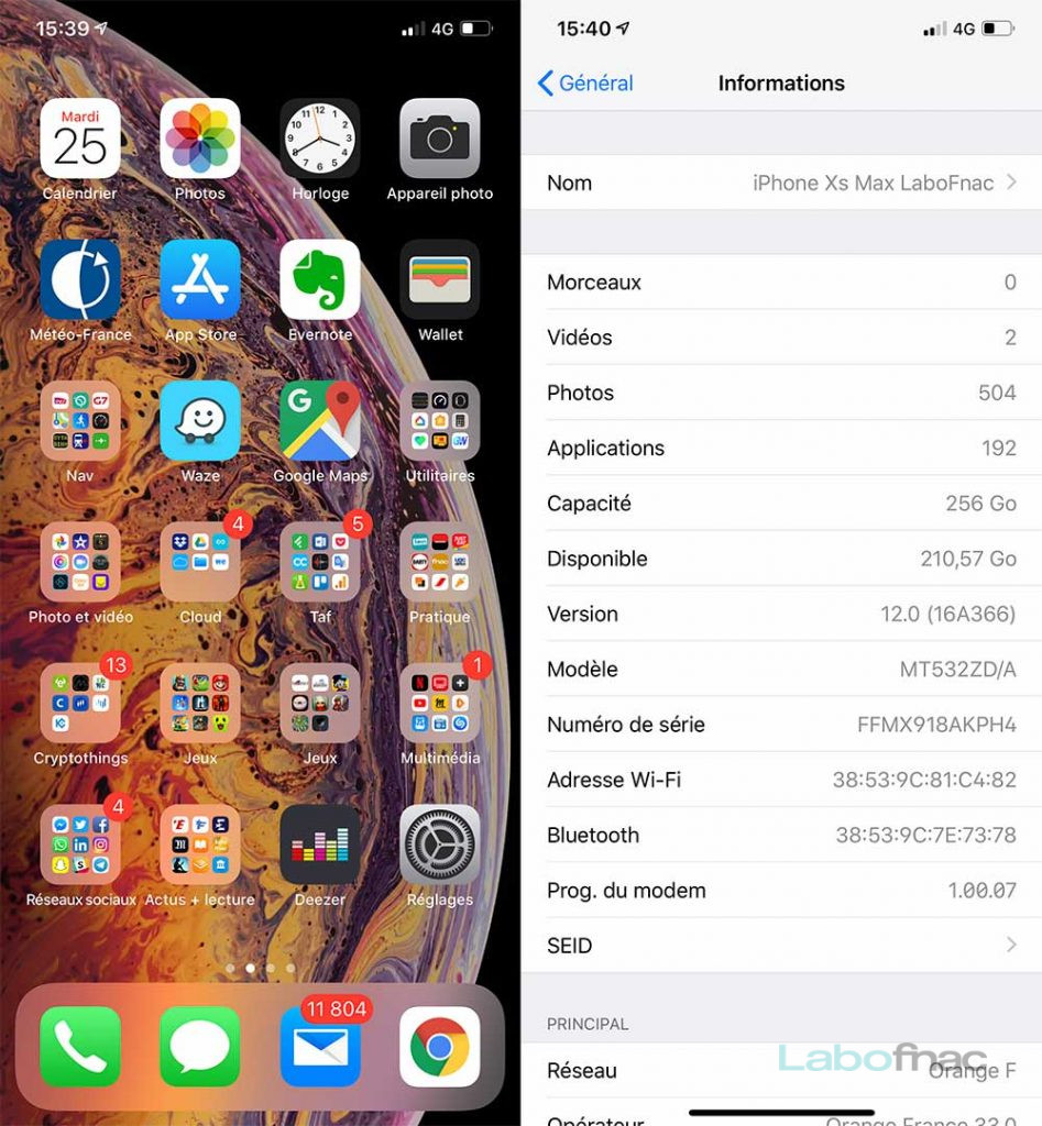 Test Labo de l'iPhone Xs Max : géant sur toute la ligne