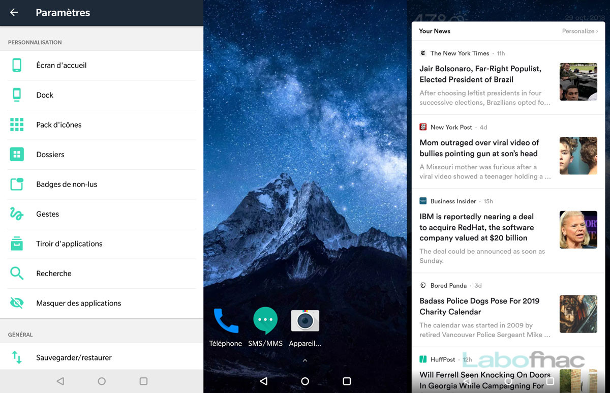 Les meilleurs launchers alternatifs sur Android
