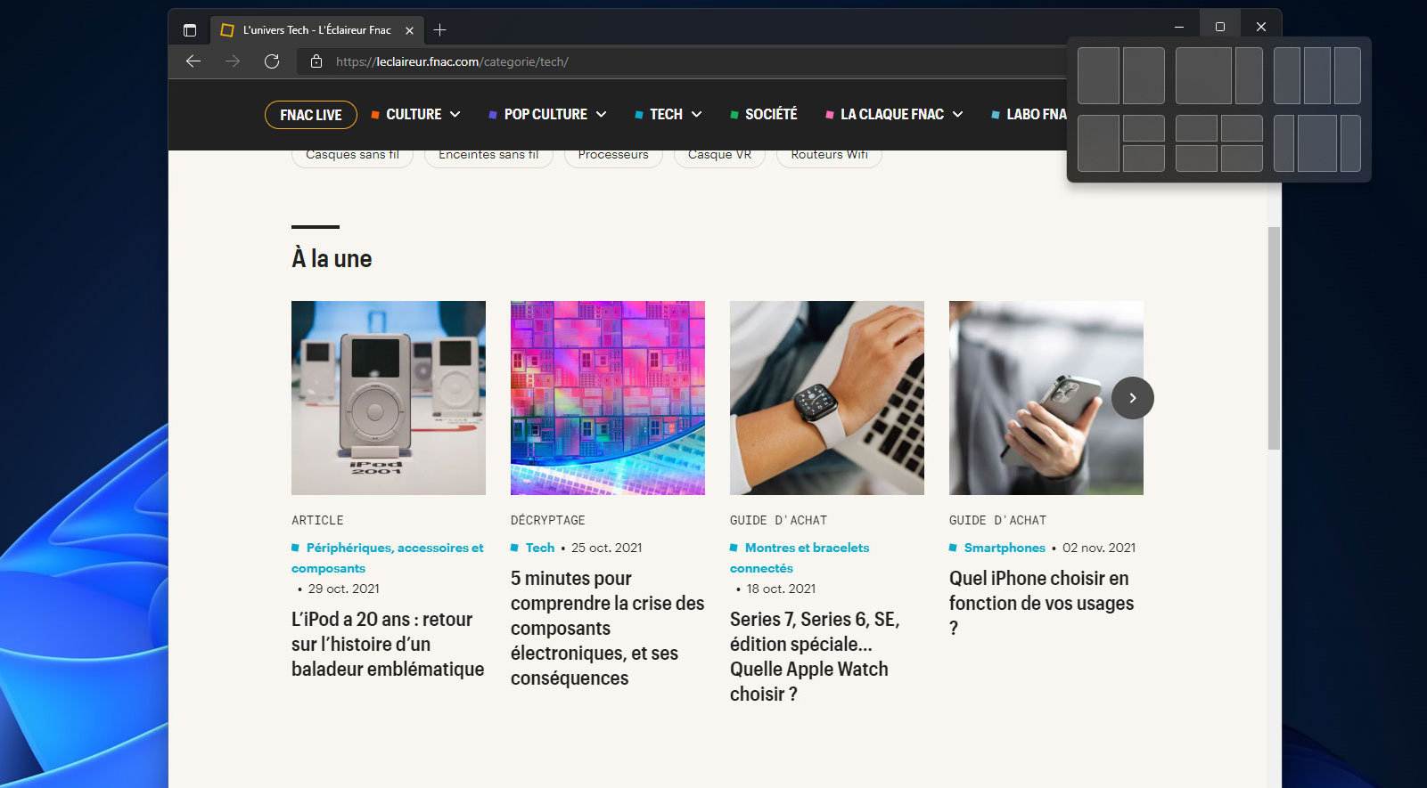 Microsoft Windows 11 : focus sur le nouveau système d’exploitation