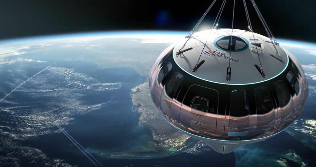 Space Perspective dévoile sa capsule spatiale pour boire du champagne à ...