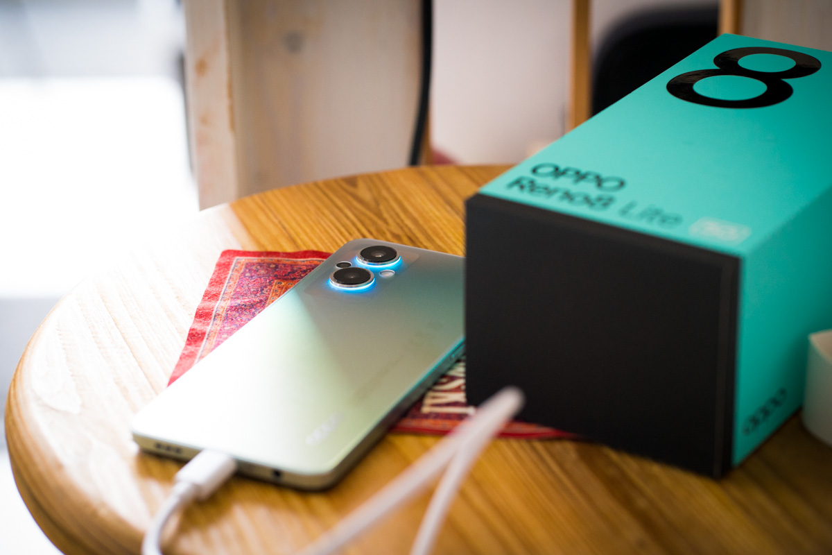 Test Labo du OPPO Reno 8 Lite 5G : un smartphone agréable, mais un peu ...