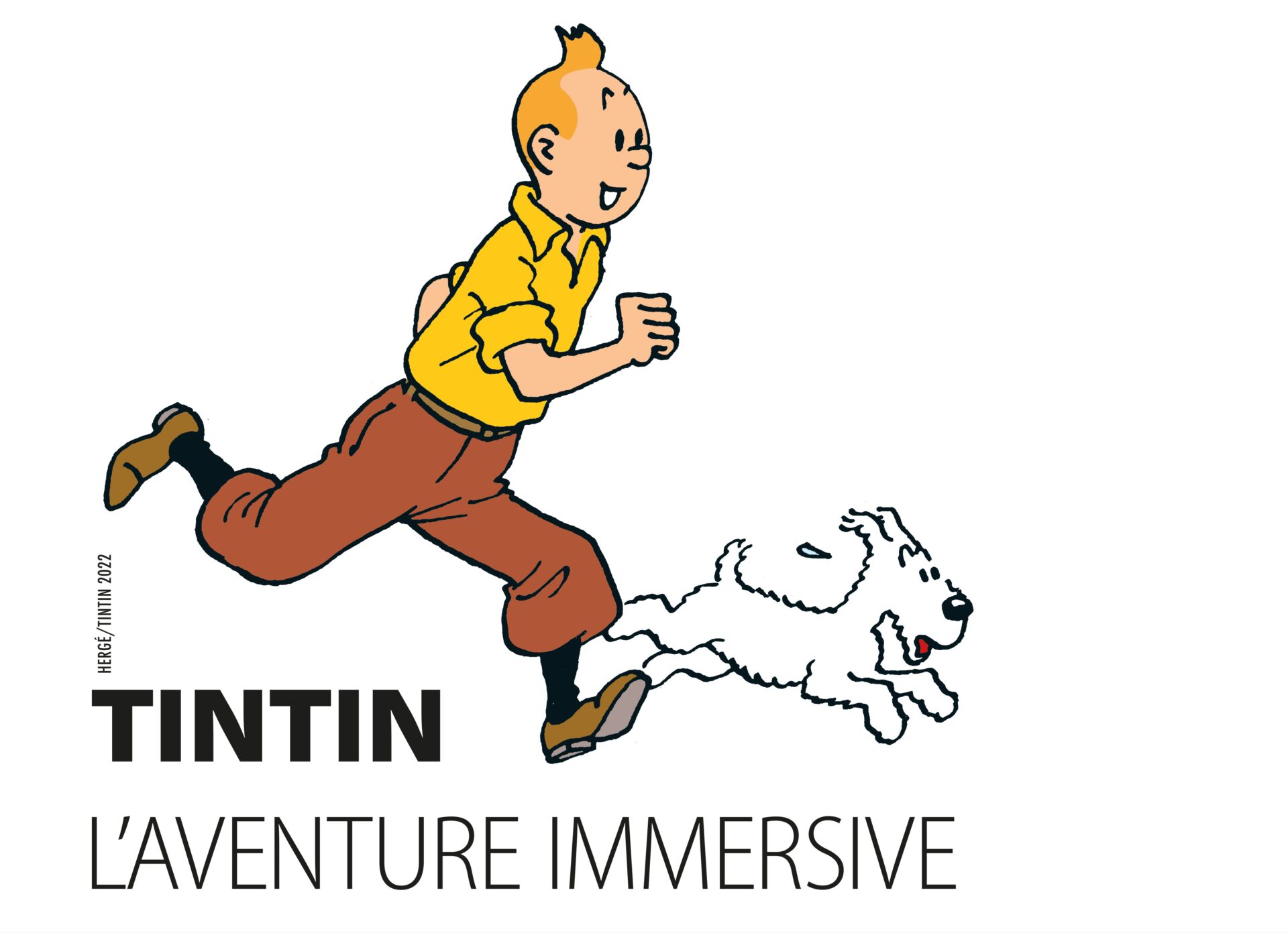 Tintin : le célèbre reporter d’Hergé s’invite à l’Atelier des Lumières
