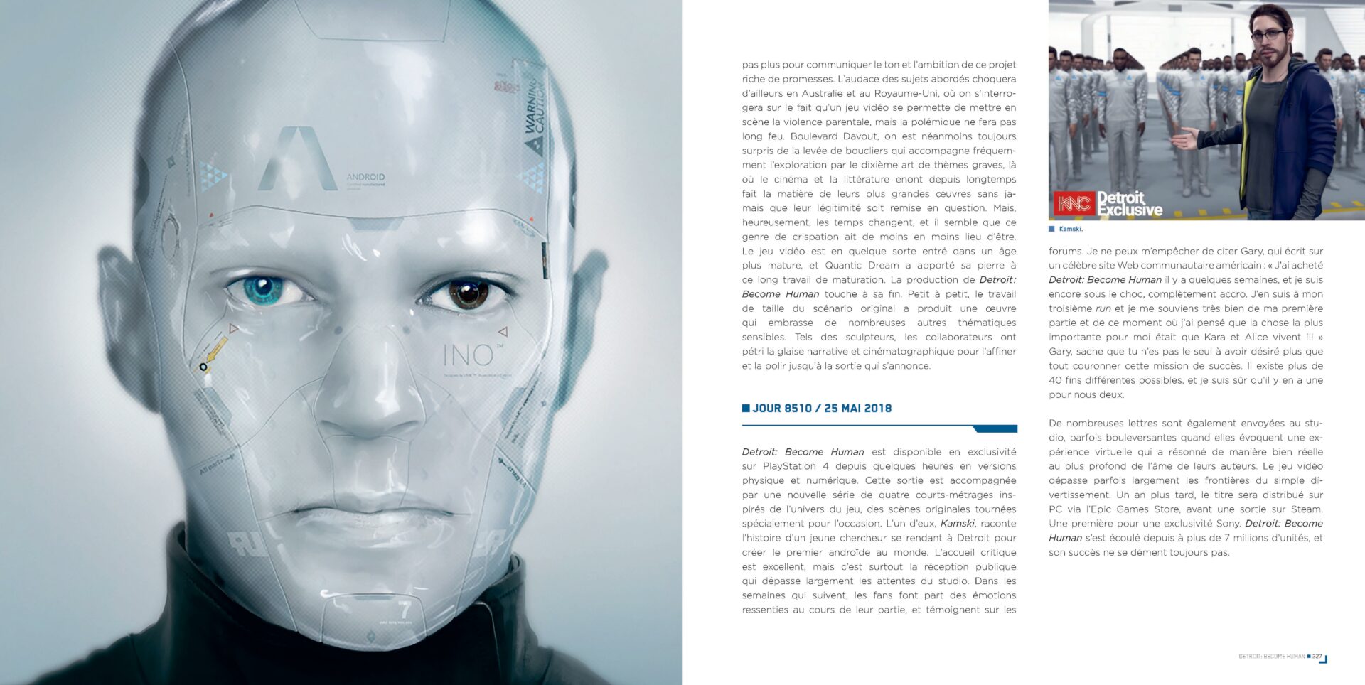 Ce livre nous plonge dans les 25 ans d'histoire de Quantic Dream