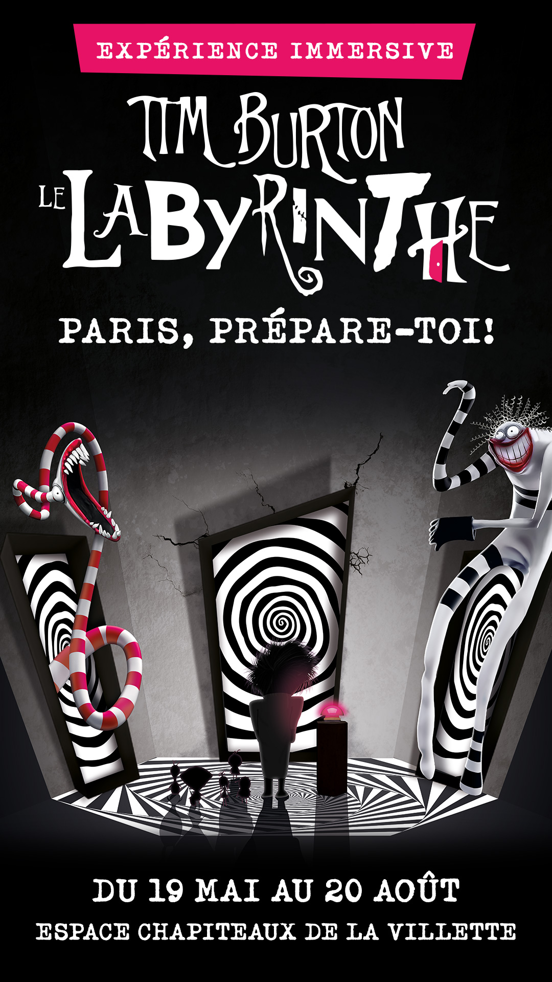 Tim Burton, Le Labyrinthe : une exposition immersive bientôt à Paris