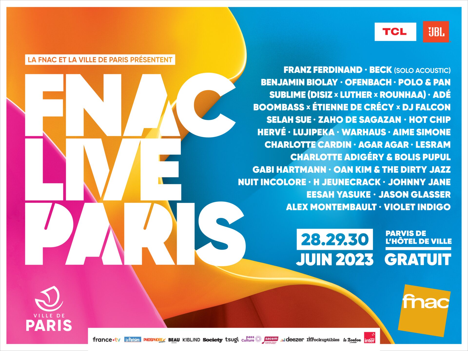 Le Fnac Live Festival dévoile les nouveaux noms de sa programmation
