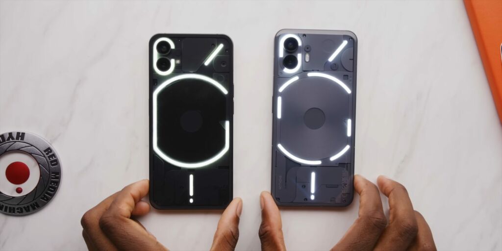 Nothing Phone (2) : un système de LED plus poussé