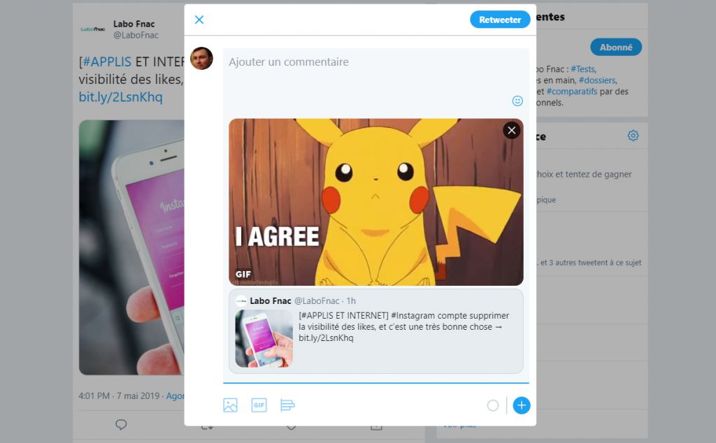 Twitter propose désormais d'ajouter un GIF, des images ou une vidéo aux ...